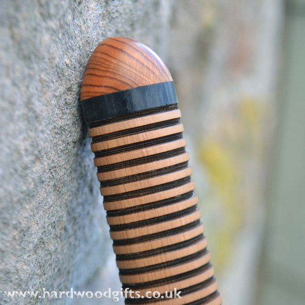 Sweet Chestnut Walking Stick – fully personalised with your message ...